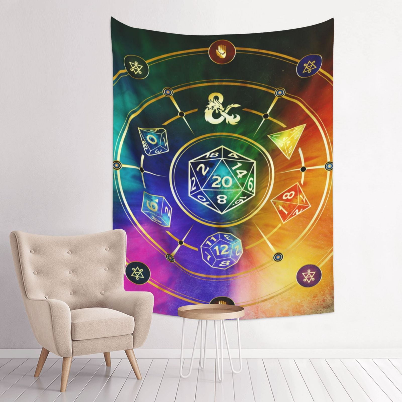 Dnd Dungeons And Dragons Wall Tapestry Anime Poster For Bedroom ...
