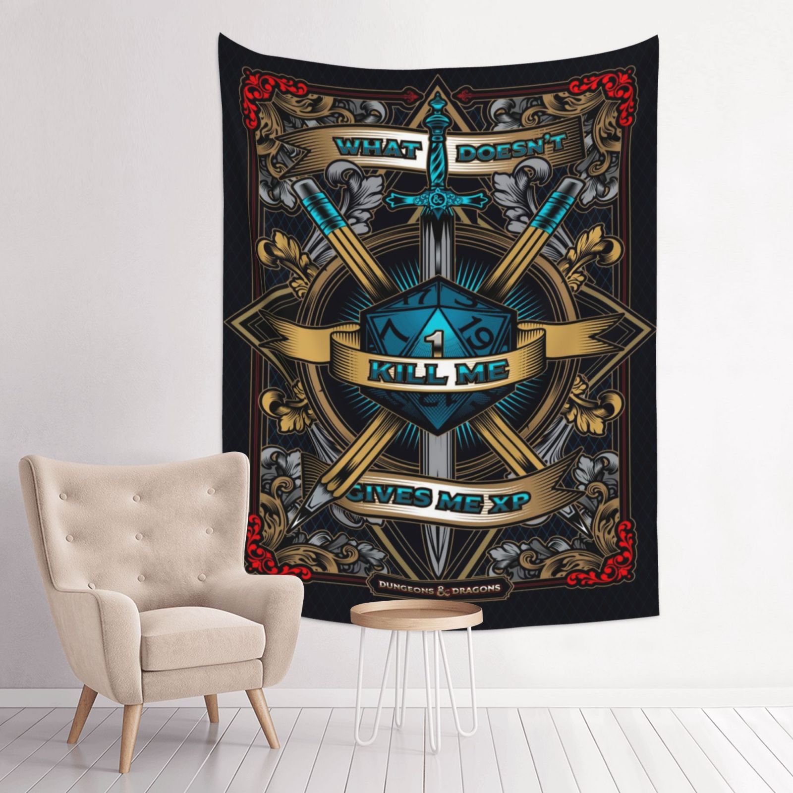 Dnd Dungeons And Dragons Wall Tapestry Anime Poster For Bedroom ...