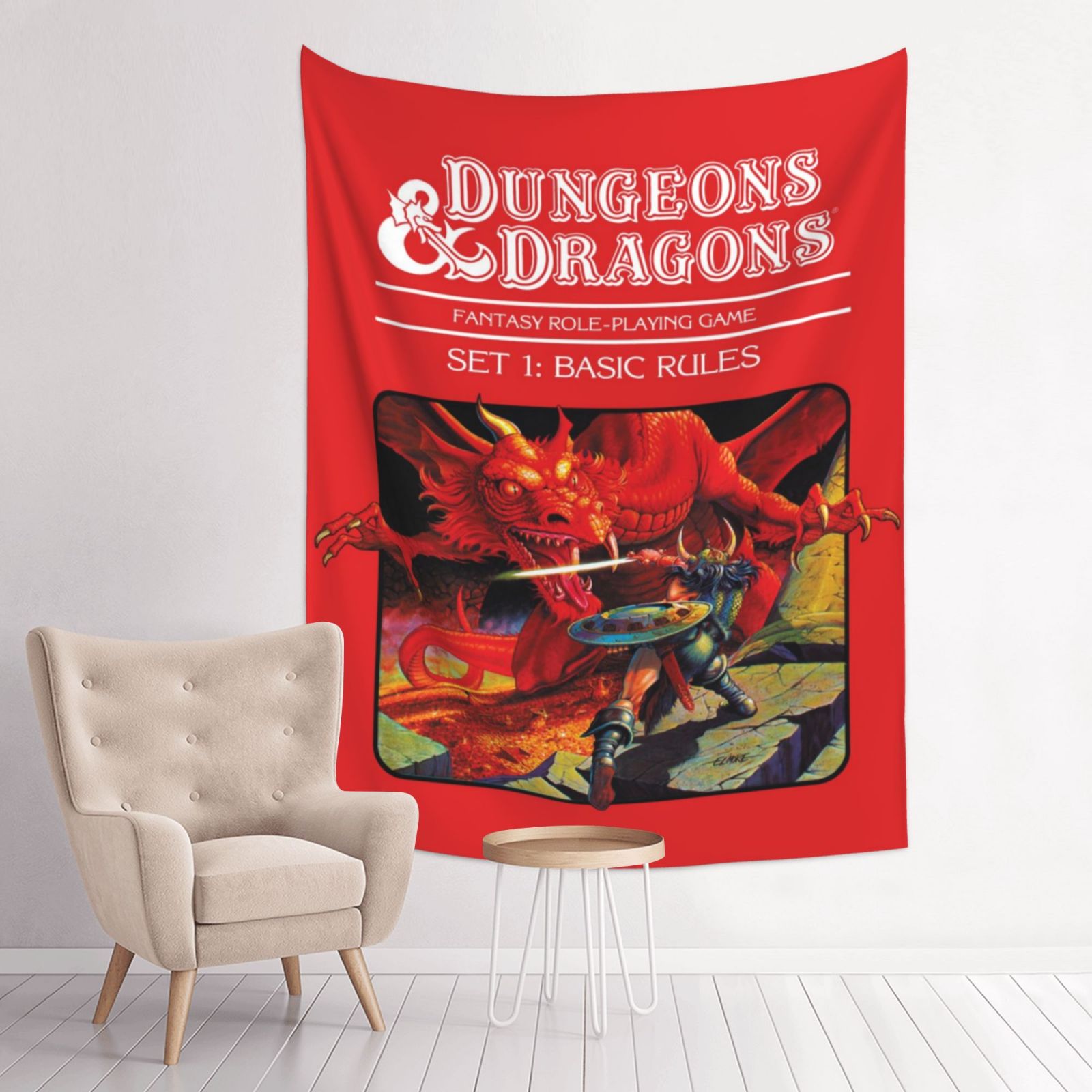 Dnd Dungeons And Dragons Wall Tapestry Anime Poster For Bedroom ...