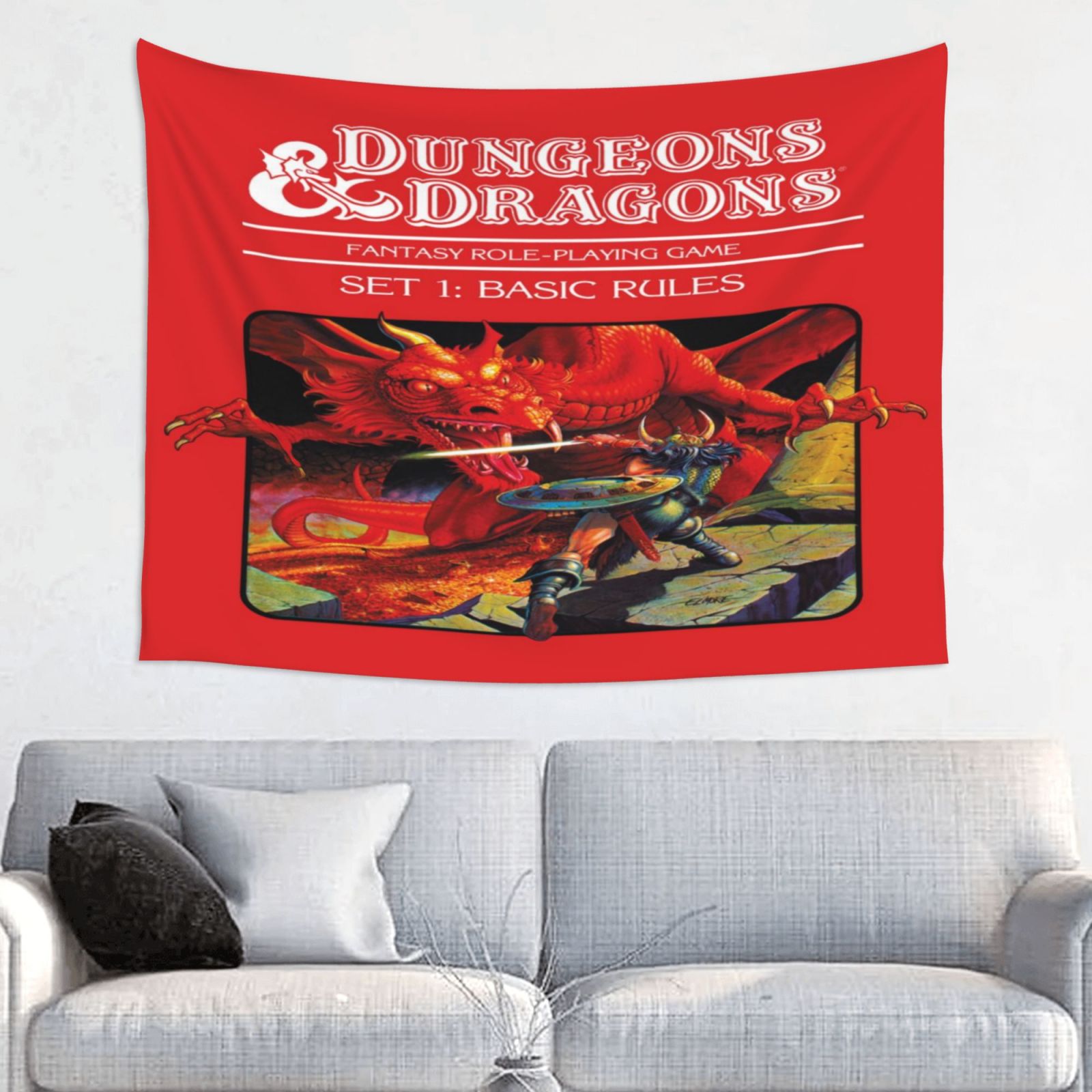Dnd Dungeons And Dragons Wall Tapestry Anime Poster For Bedroom ...