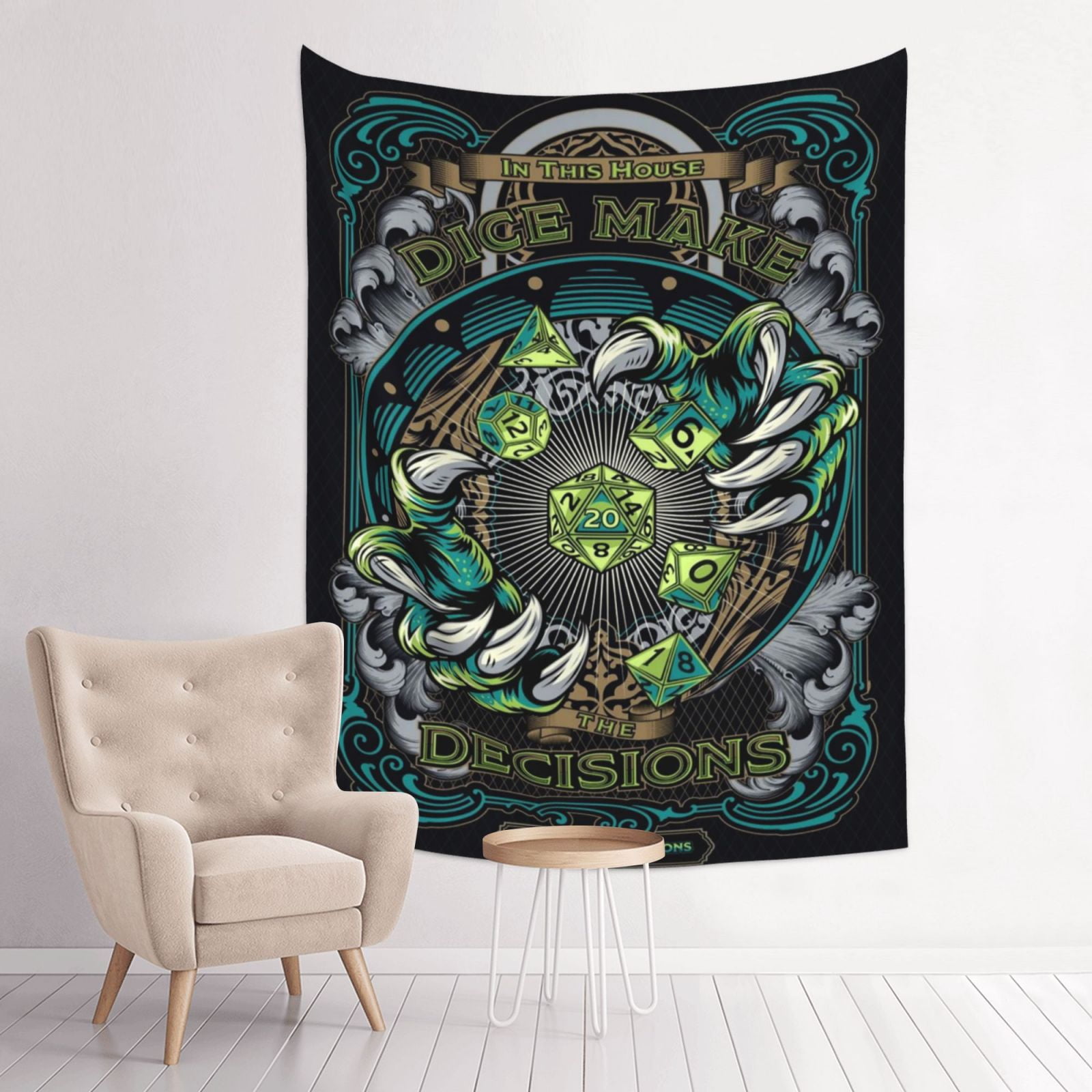 Dnd Dungeons And Dragons Wall Tapestry Anime Poster For Bedroom ...