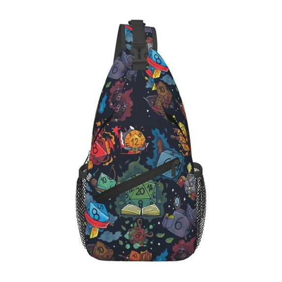 Dnd Dungeons and Dragons Crossbody Shoulder Bag Backpack Sling Cross ...