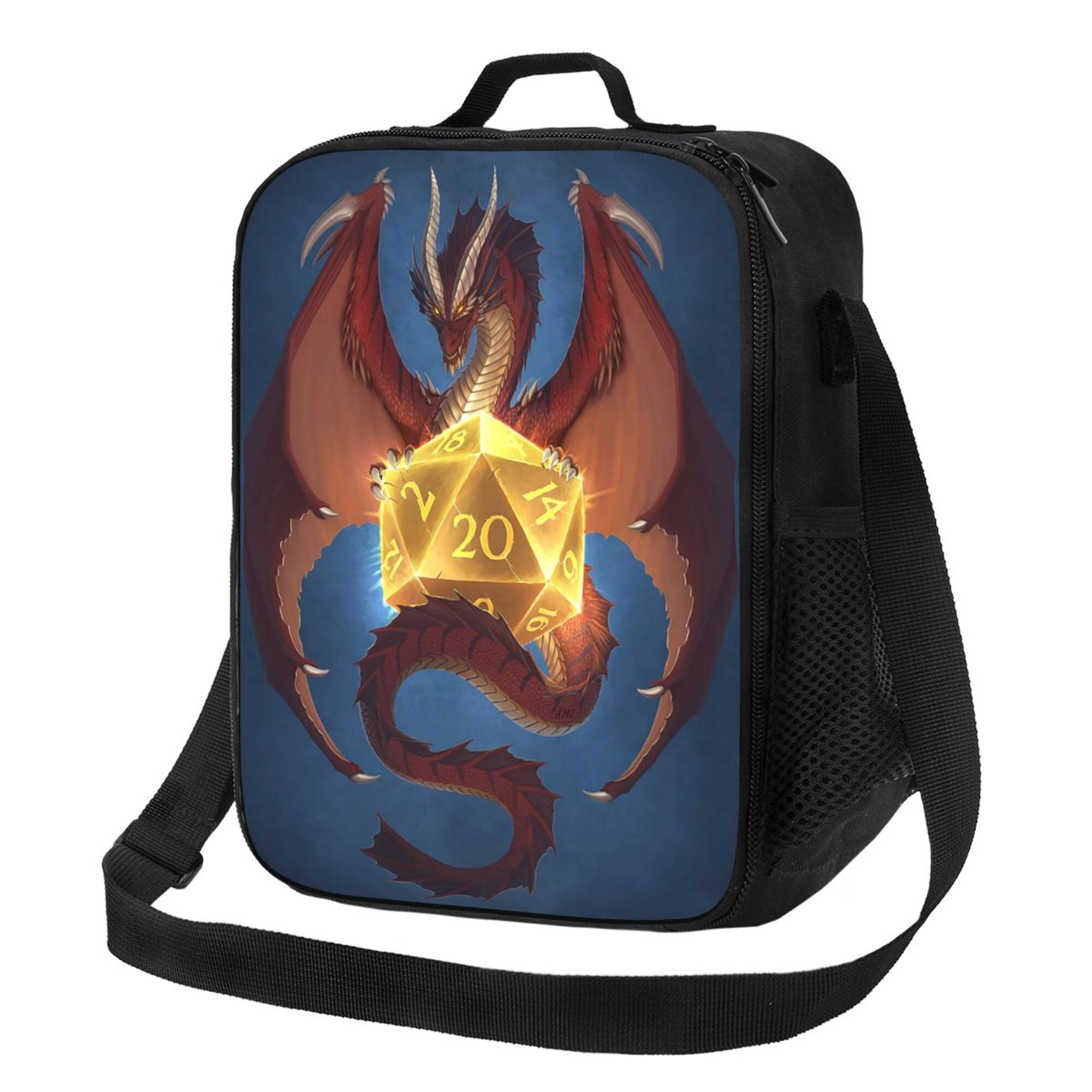 Dnd Dungeons and Dragons Lunch Bag Portable Tote Bag Insulated Lunch ...