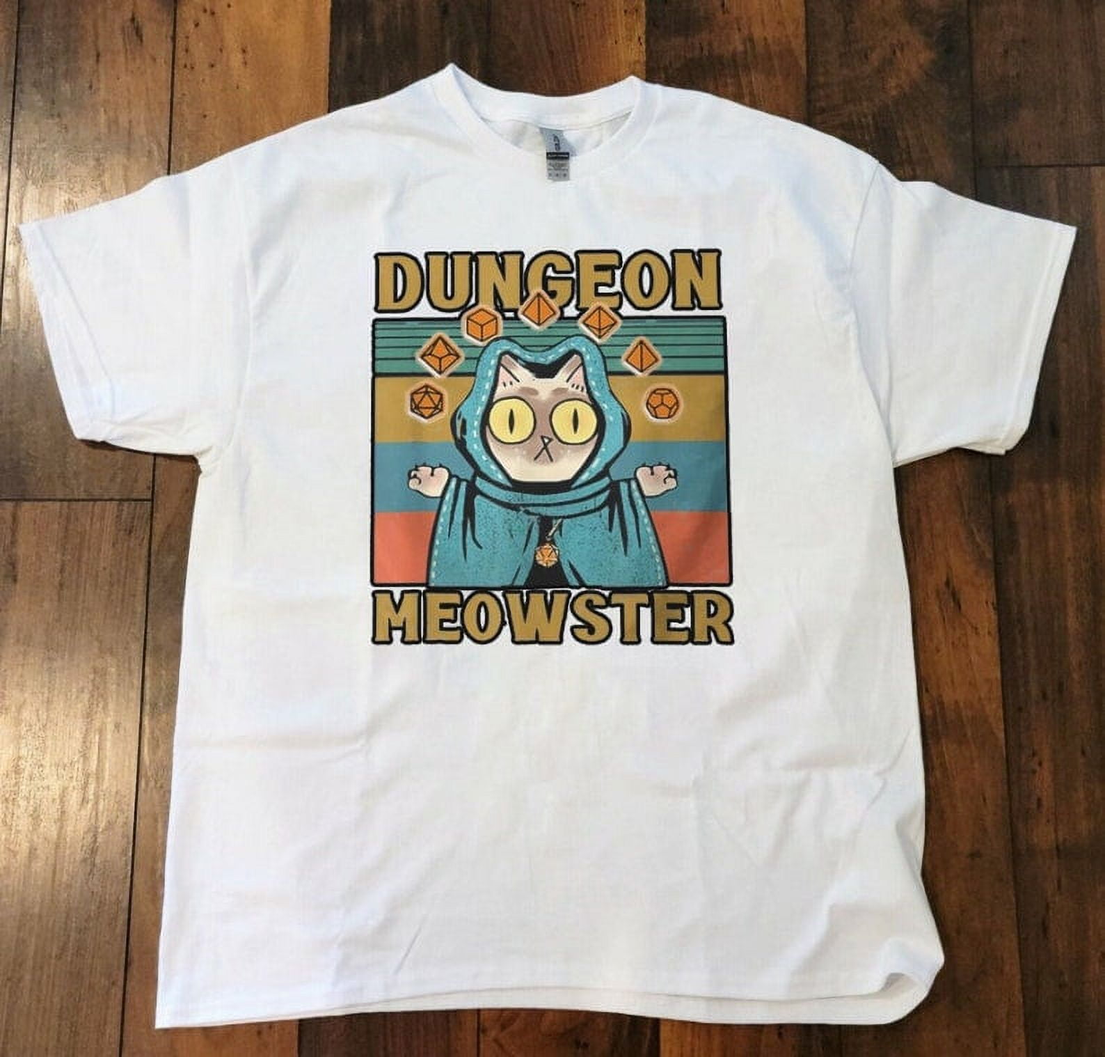 Dnd Meowster Dungeon Cat Shirt Dragon Meowster Cat Dice Dungeon Gift ...