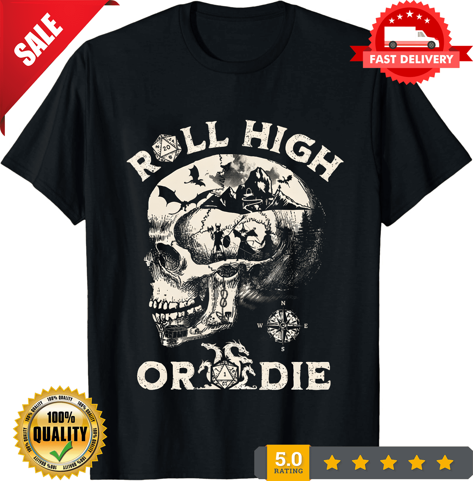 Dnd SHIRT, dnd shirt men, dnd tshirt, dnd dad shirt, dnd gifts for him ...