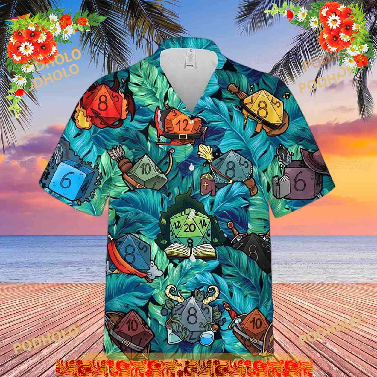 Dnd Shirt, D d Class Hawaiian Shirt, Dnd Class Hawaii Shirt, Dnd Button ...