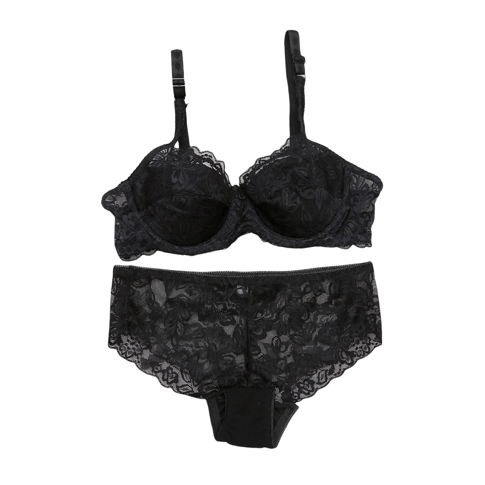 Dndif Clearance Bra And Panty Sets For Women Women's Underwire Lace ...