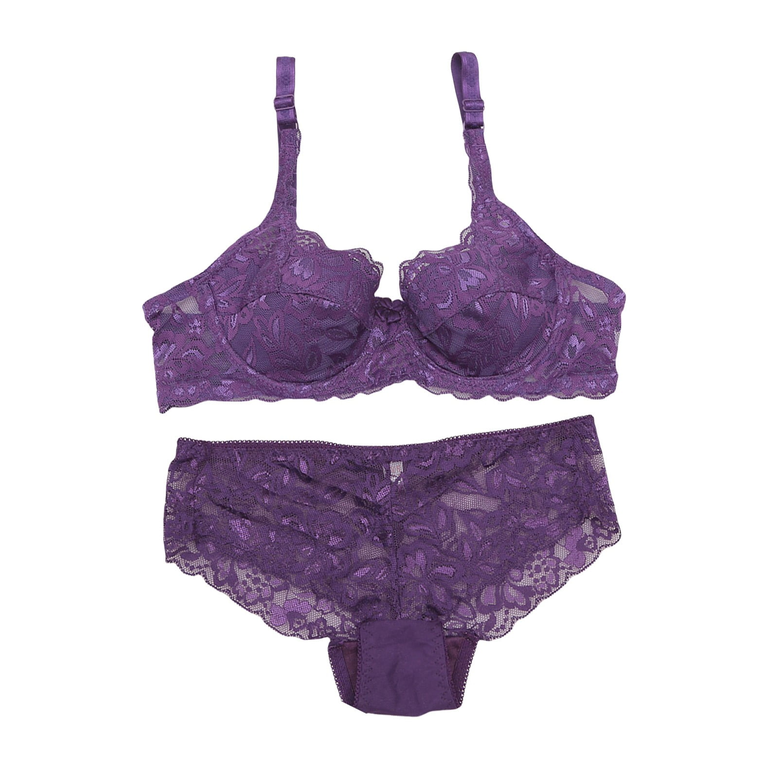 Dndif Clearance Bra And Panty Sets For Women Women's Underwire Lace ...