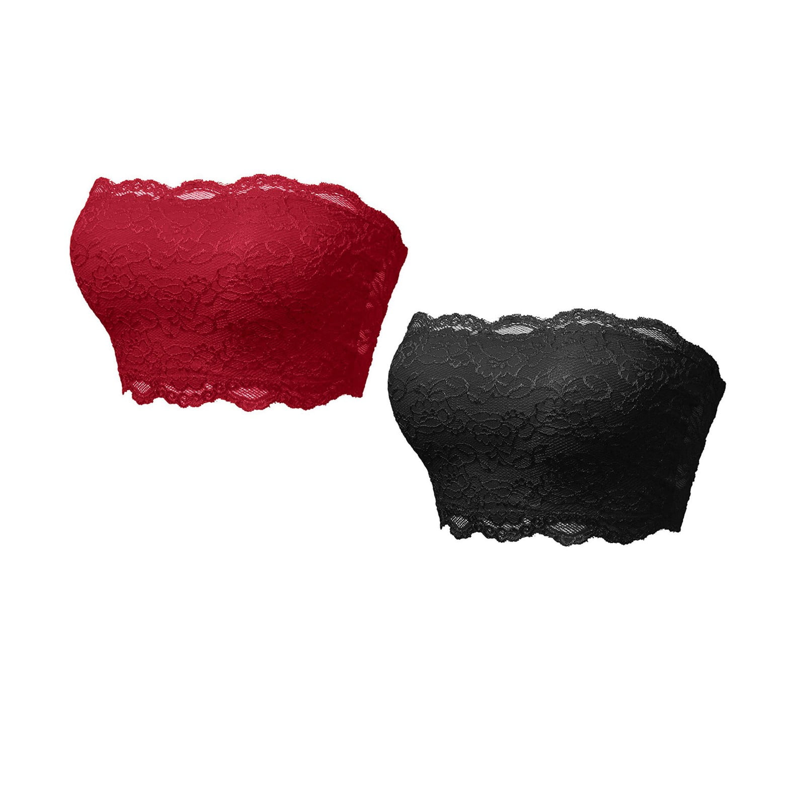 Dndif Clearance! Bras For Women Plus Size Ladies Seamless Top Lace ...