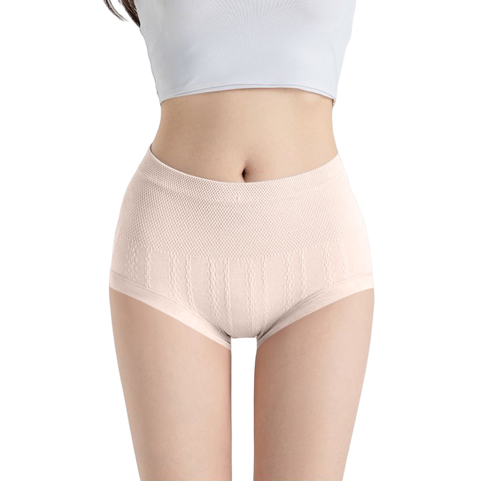 Dndif Clearance Cotton Underwear For Women Women's Lace Plus Size Waist Sexy Breifs Gather Your ...