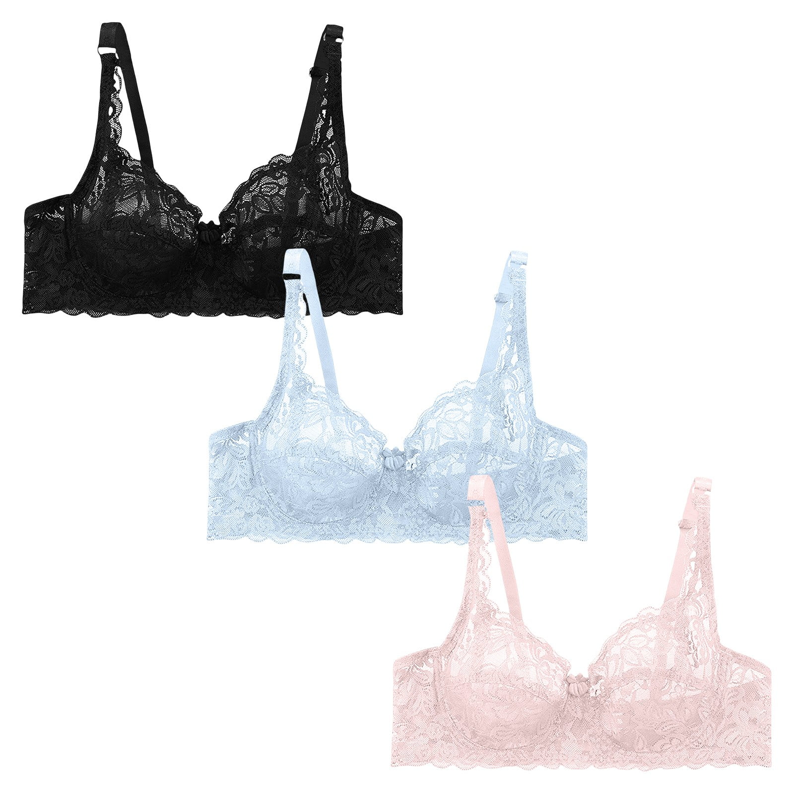 Dndif Clearance Lace Bras For Women Bra Solid Vest Sexy Top Women ...