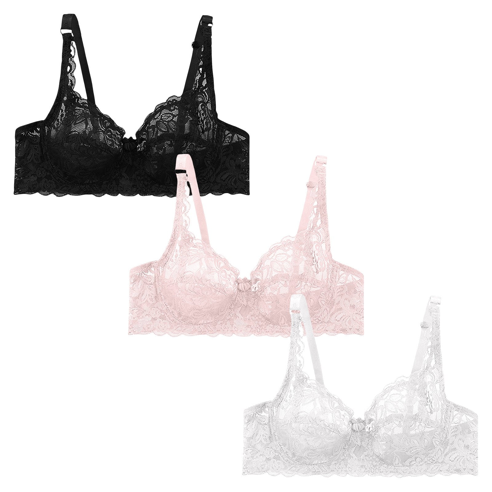 Dndif Clearance Lace Bras For Women Bra Solid Vest Sexy Top Women ...