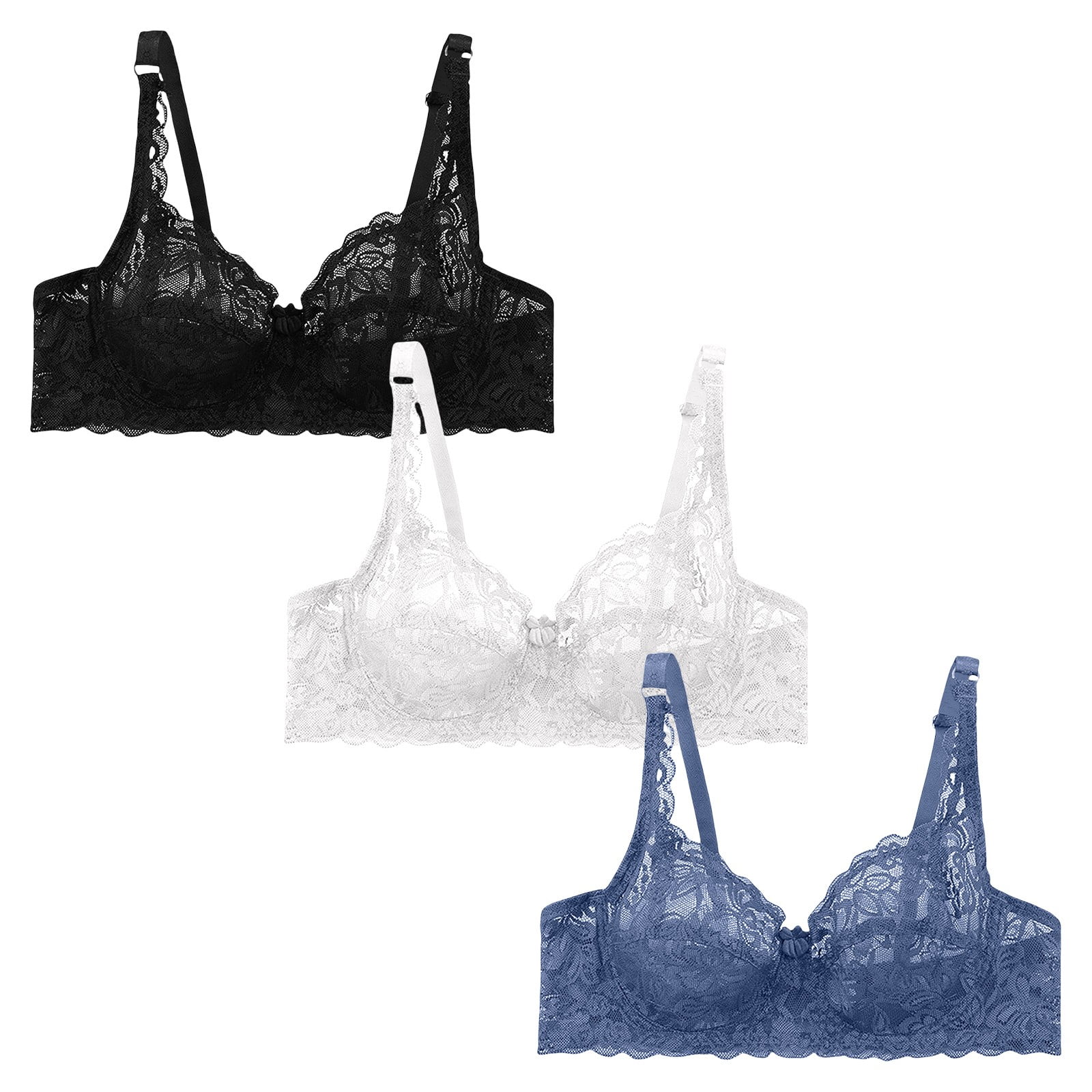 Dndif Clearance Lace Bras For Women Bra Solid Vest Sexy Top Women ...