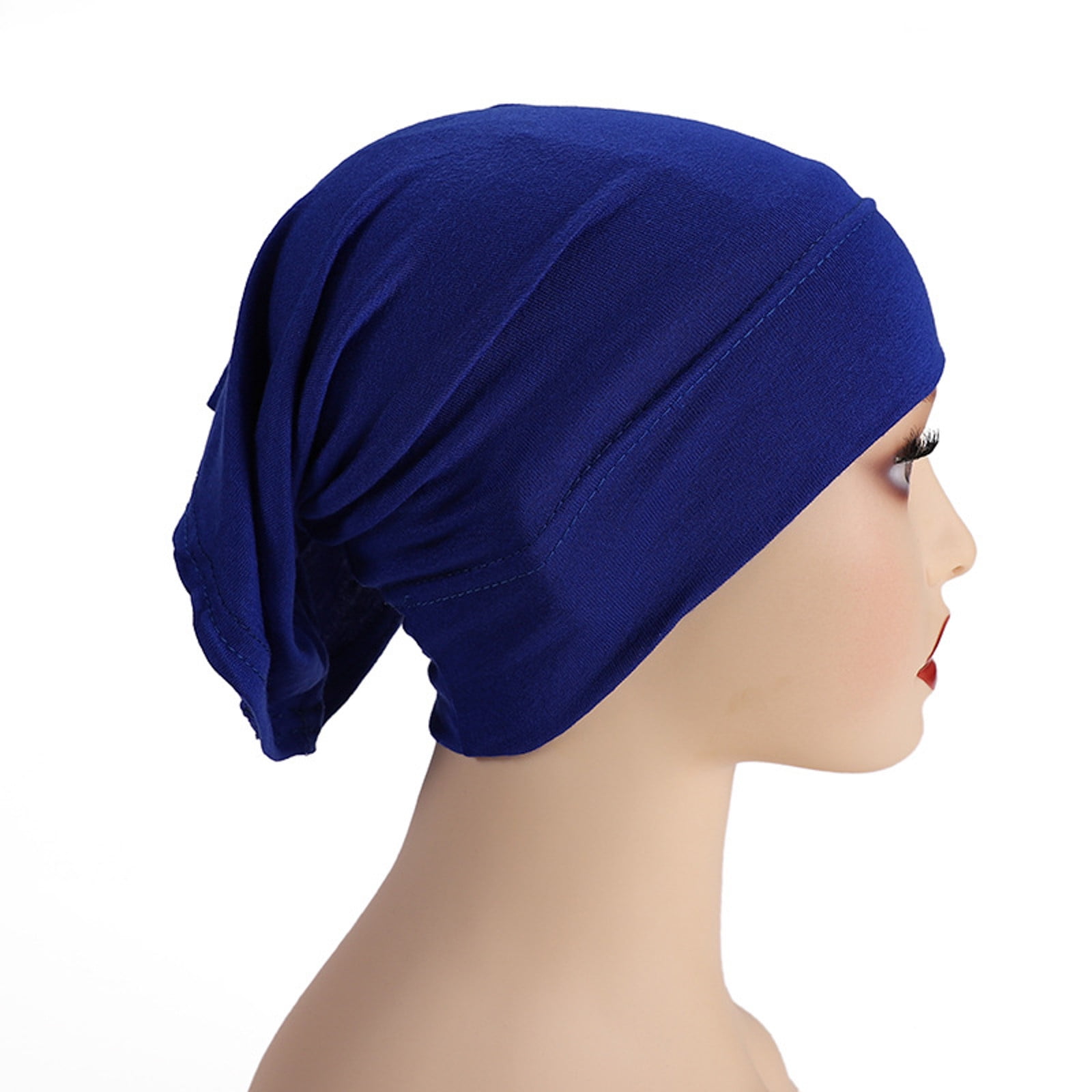 Dndif Clearance! Slip On Pre Tied Head Scarves Women Headwear Turban ...