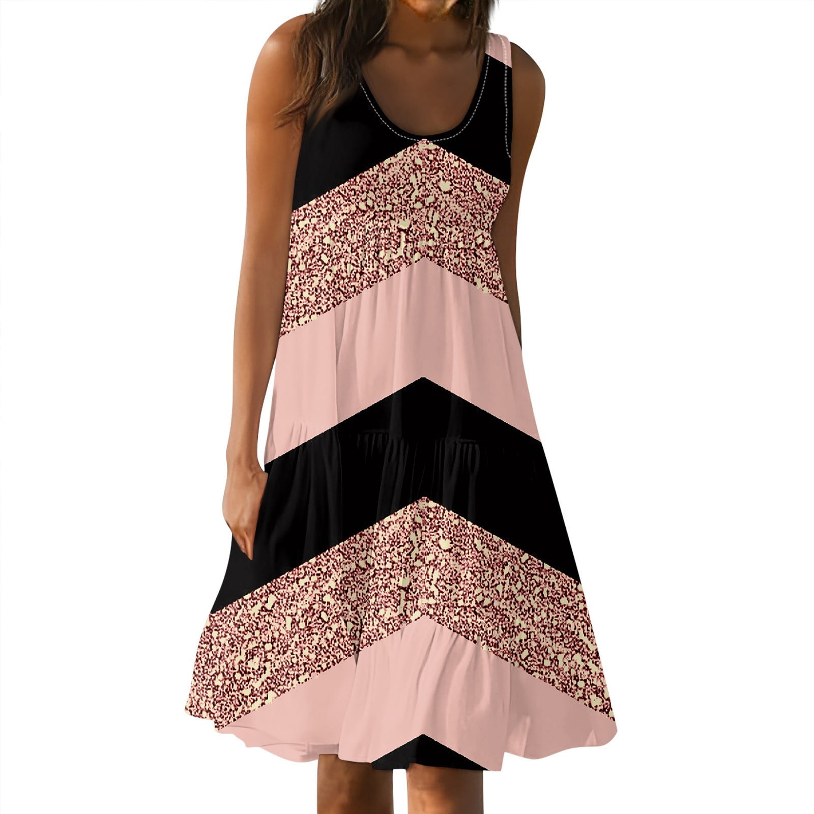 Dndkilg Dress for Women Wedding Guest, Plus Size Summer Dresses Striped ... Dndkilg Dress for Women Wedding Guest, Plus Size Summer Dresses Striped ...