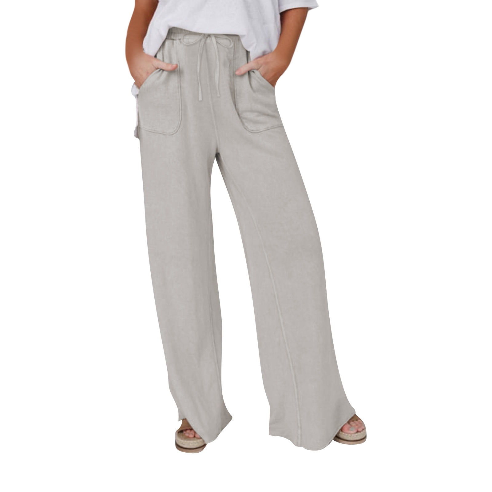 Dndkilg Plaid Pajama Pants Sleepwear with Pockets Lounge Pants Flannel ...