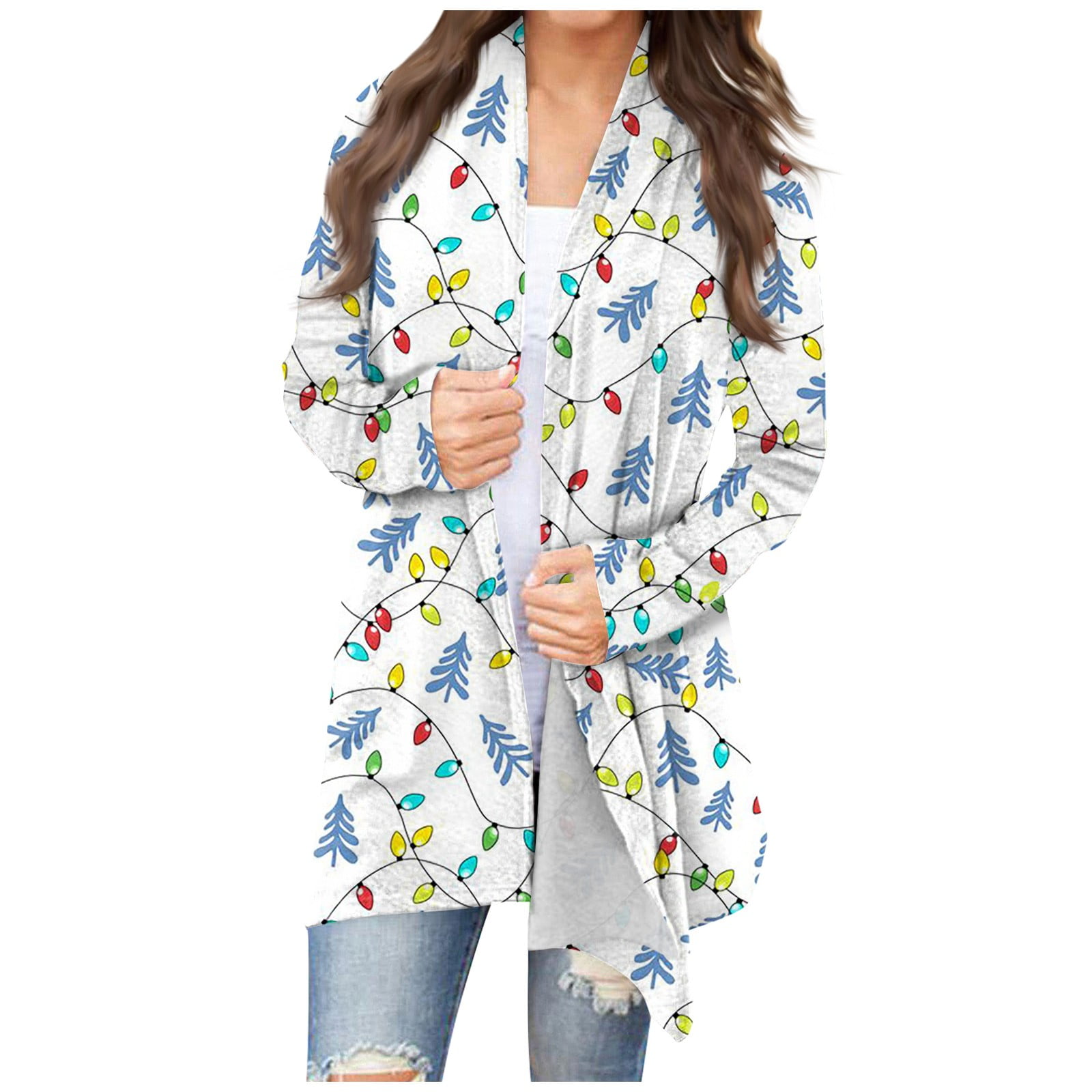Dndkilg Soft Christmas Cardigan for Women Christmas Snowflake Funny ... Dndkilg Soft Christmas Cardigan for Women Christmas Snowflake Funny ...