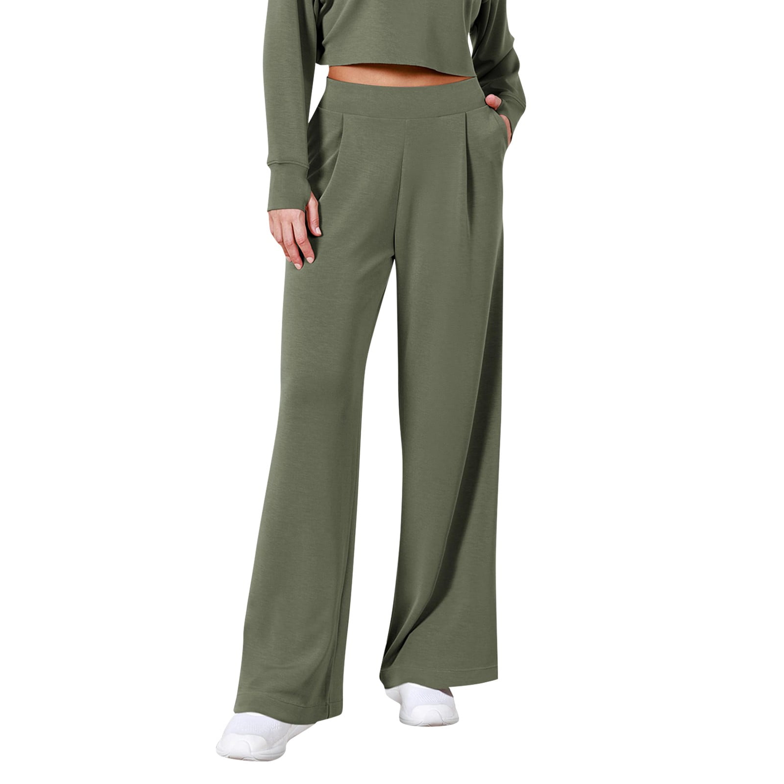 Dndkilg Women's Stretch Dress Pants Petite Casual Slacks Pants ...