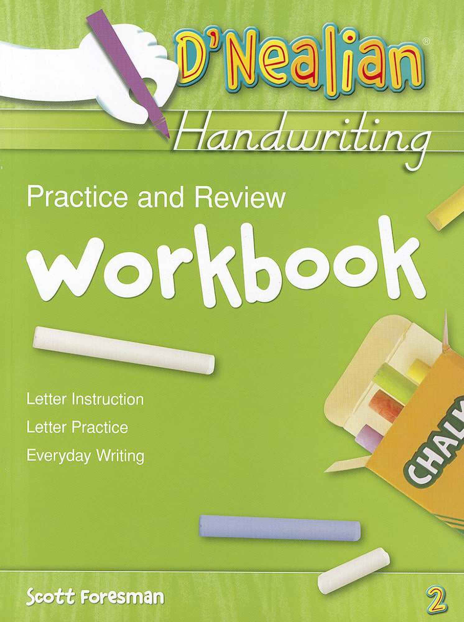 Dnealian Handwriting 1993 Practice and Review Workbook Grade 2 ...