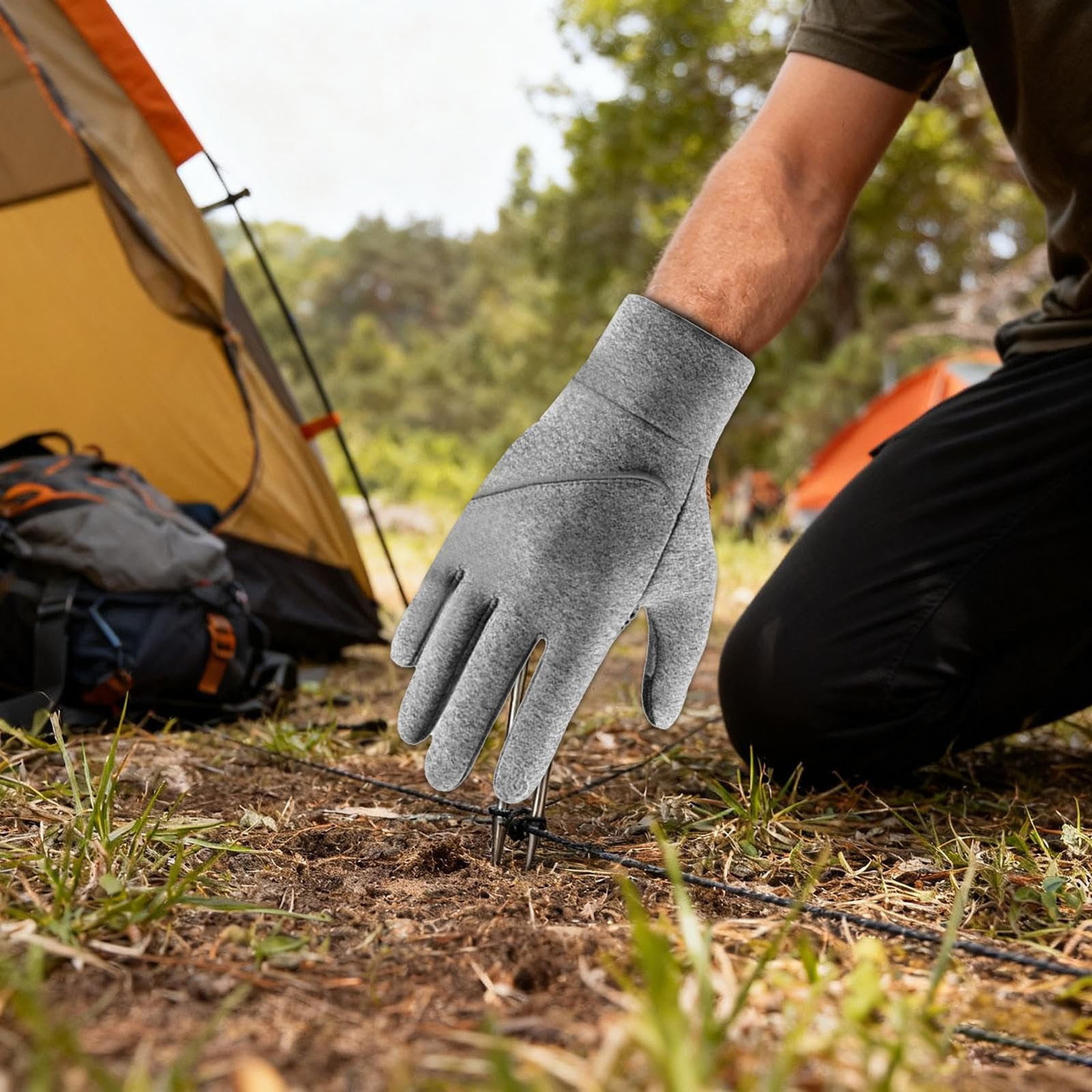 Dnogom 3-Speed Electric Heated Gloves,Adjustable Waterproof Thinsulate ...