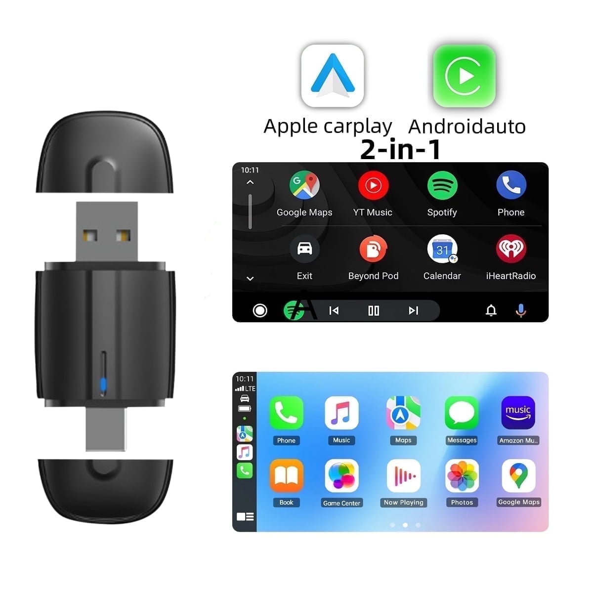 DnxnIaIfy New in-car wireless carplay adapter for Apple and Android ...