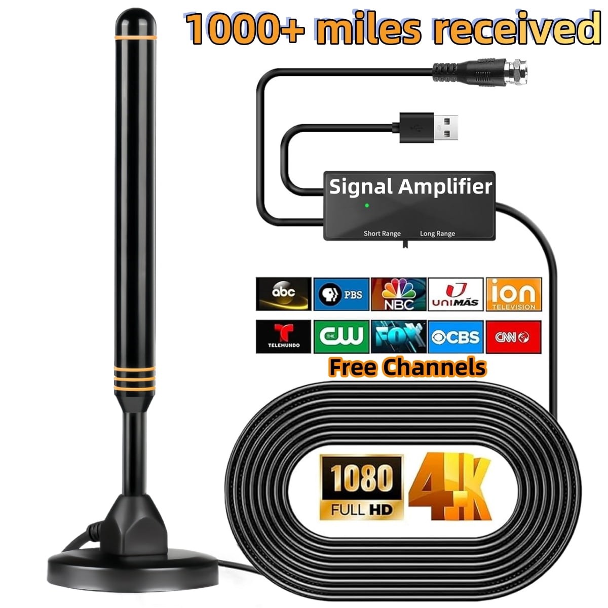 DnxnIaIfy TV Antennas Indoor HD Amplified TV Antennas tv antennas for ...