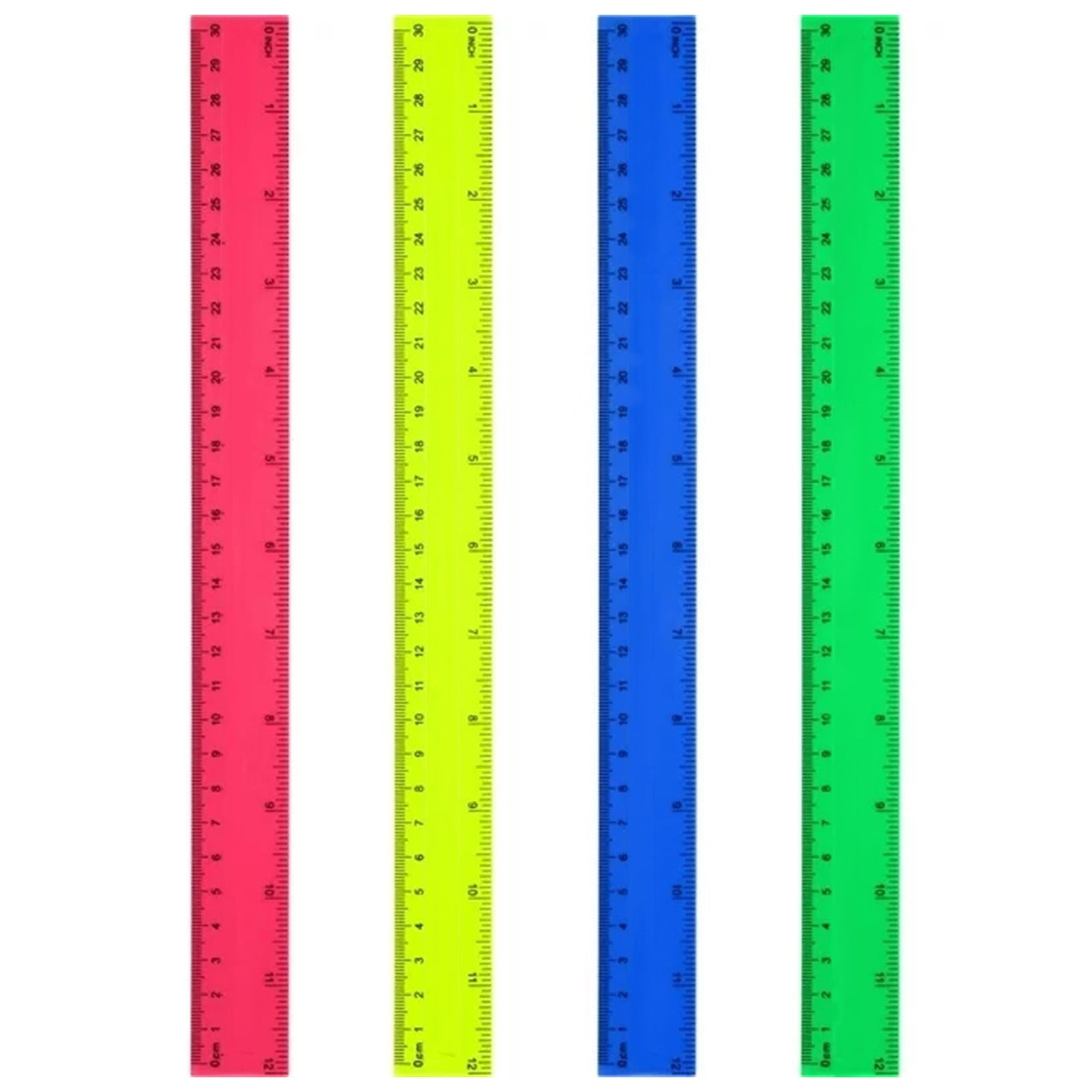 Ncandy Ruler Big Sale!,4 Pack Plastic Ruler Student School Office ...