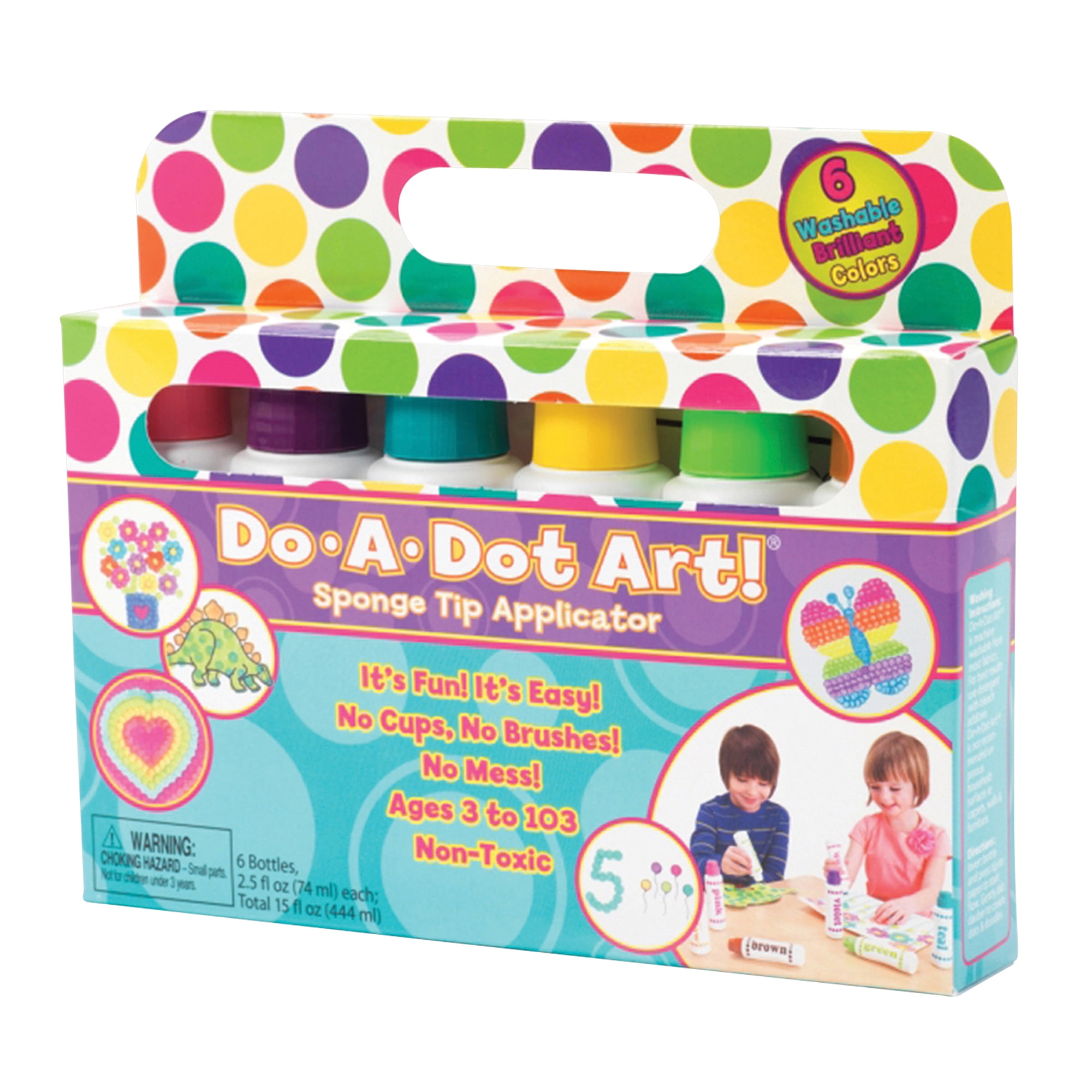 Do•A•Dot Art!™ Washable Brilliant Markers, 6 colors - Walmart Business ...