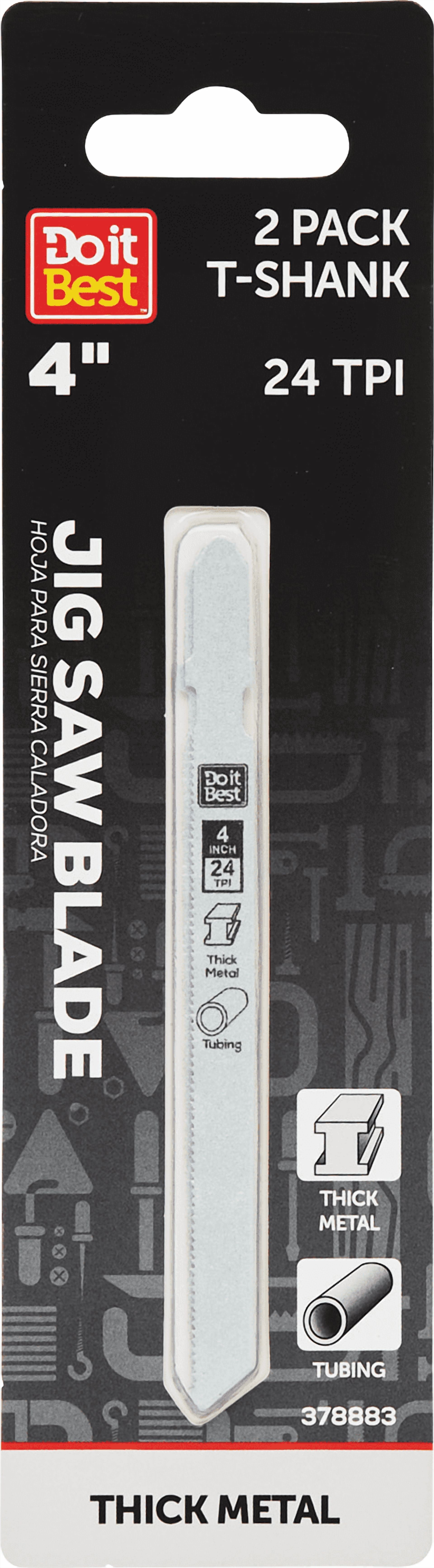 Do It Best Jig Saw Blade for Metal - Single Pack — Heavy-Duty ...