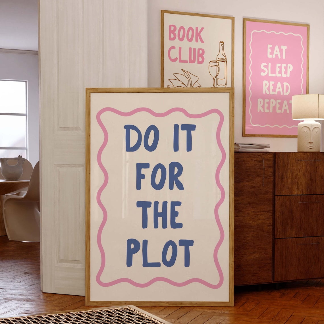 Do It For The Plot Print Trendy Wall Decor Manifestation S Affirmation ...