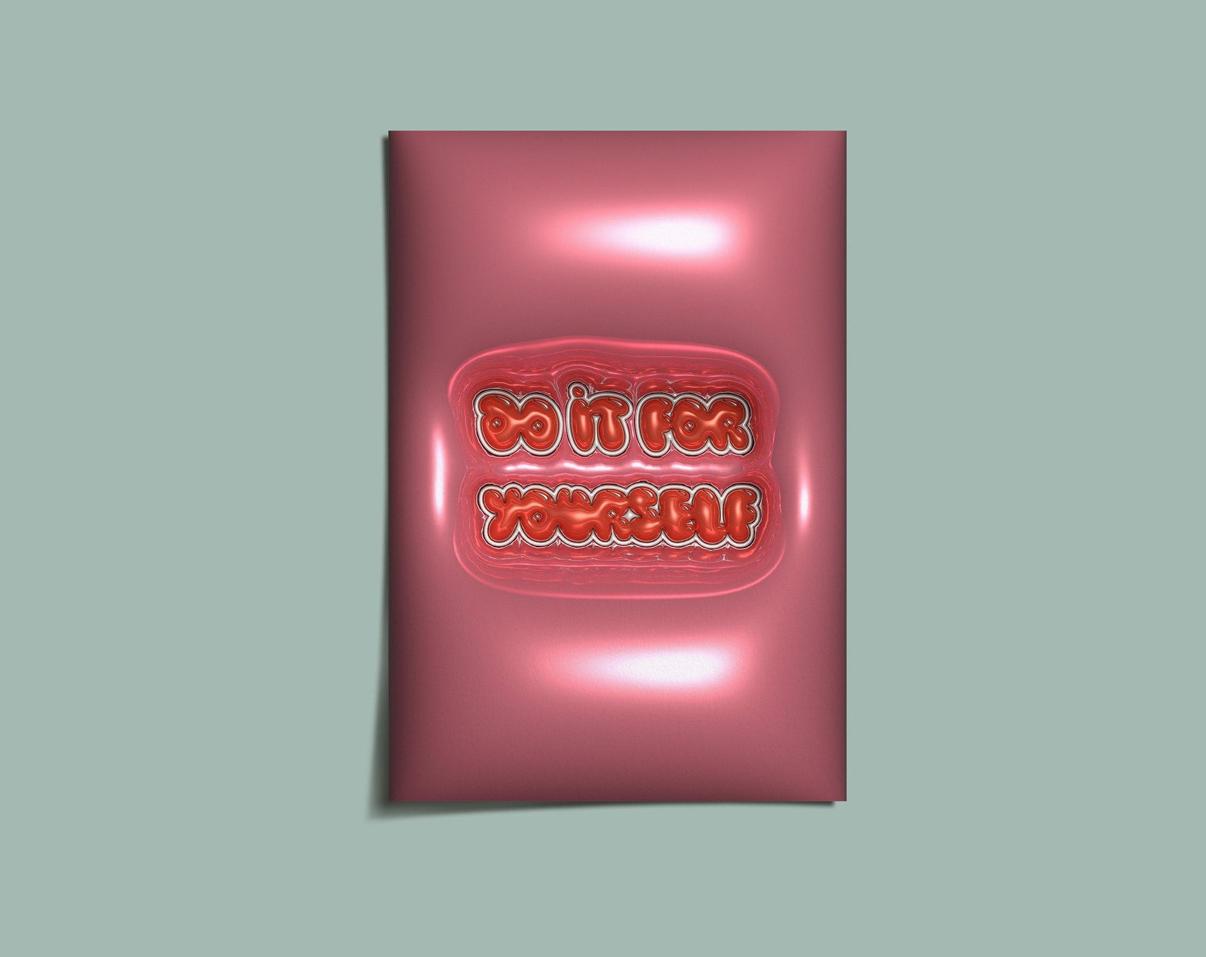 Do It For Yourself, Retro 70s Home Decor, 70s Wall Art, Retro Home ...