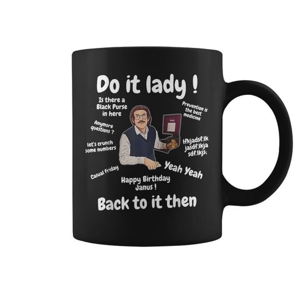 Do It Lady Chit Retro Meme Coffee Mug - Walmart.com