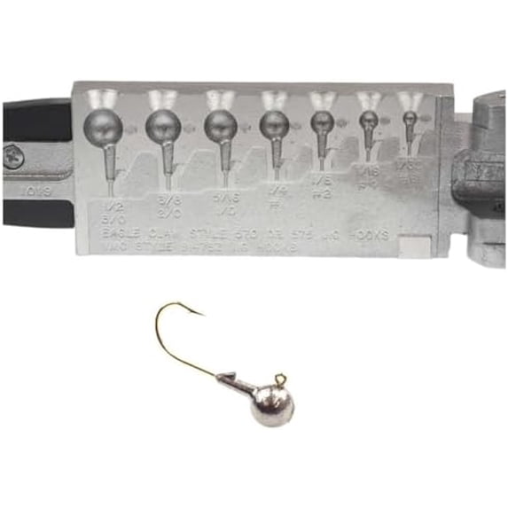 Do It Mold Round Head Jig Sz: 1/32, 1/16, 1/8, 1/4, 5/16, 3/8, 1/2 OZ ...