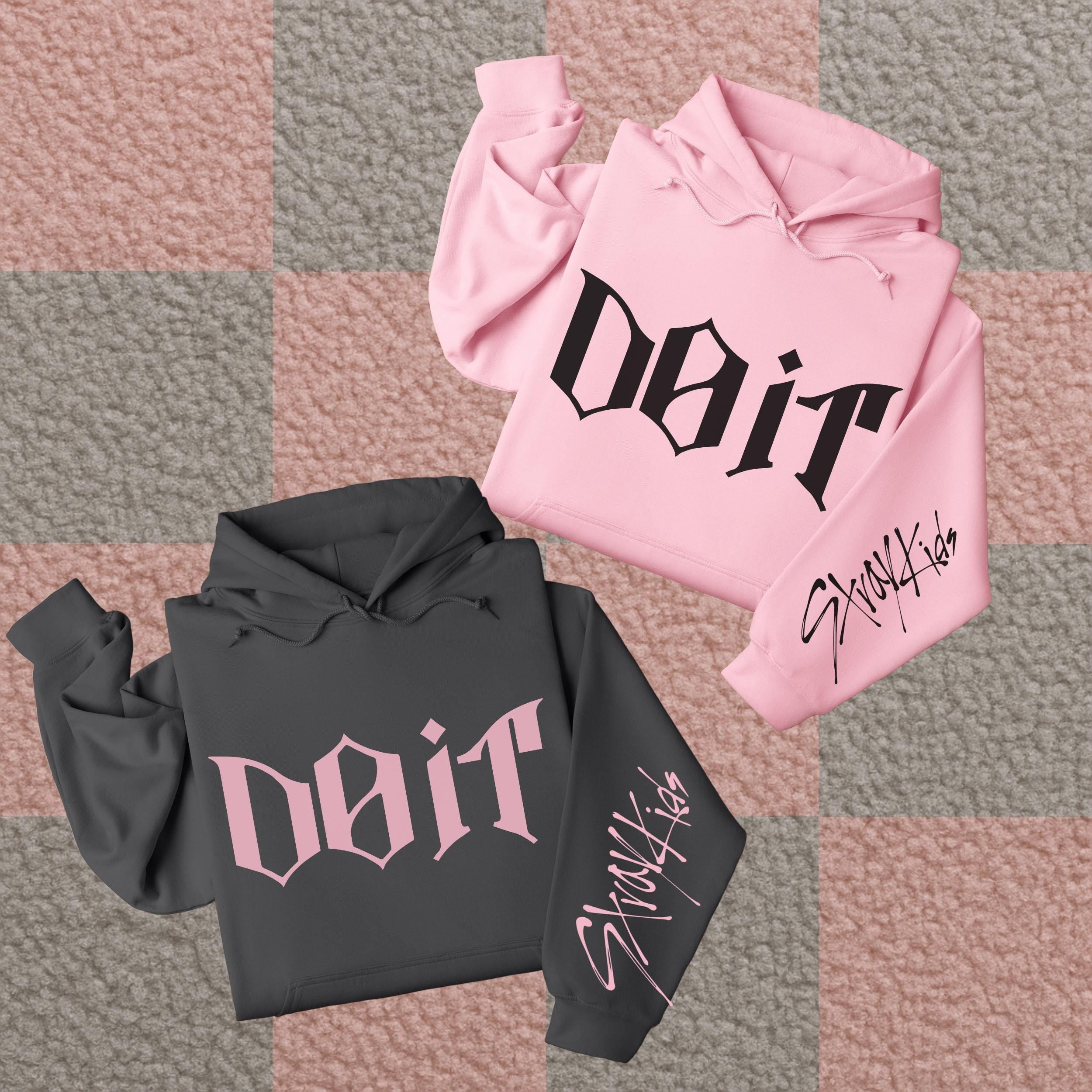 * Do It Stray Kids fan Hoodie, Pink Kpop Fan Merch, SKZ Apparel ...