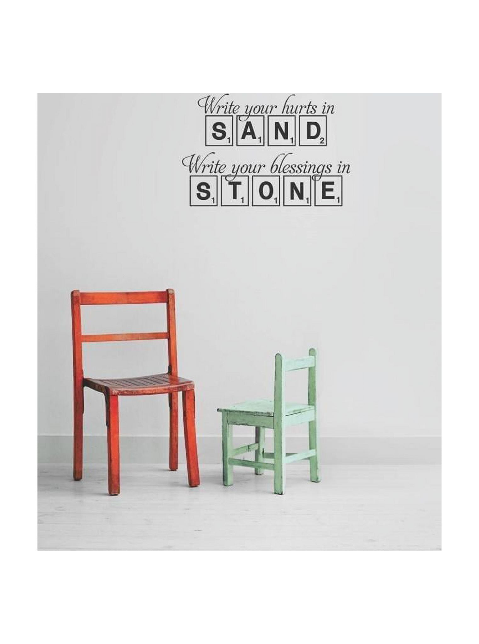 Decals & Stickers : Write Your Hurts In Sand, Write Your Blessings In ...