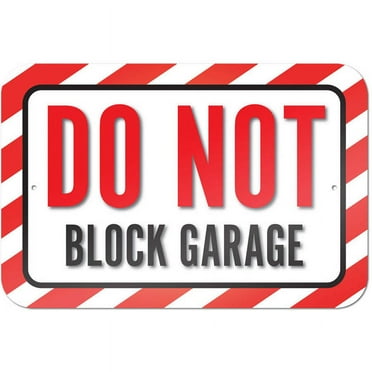 Do Not Block Door Sign - Walmart.com