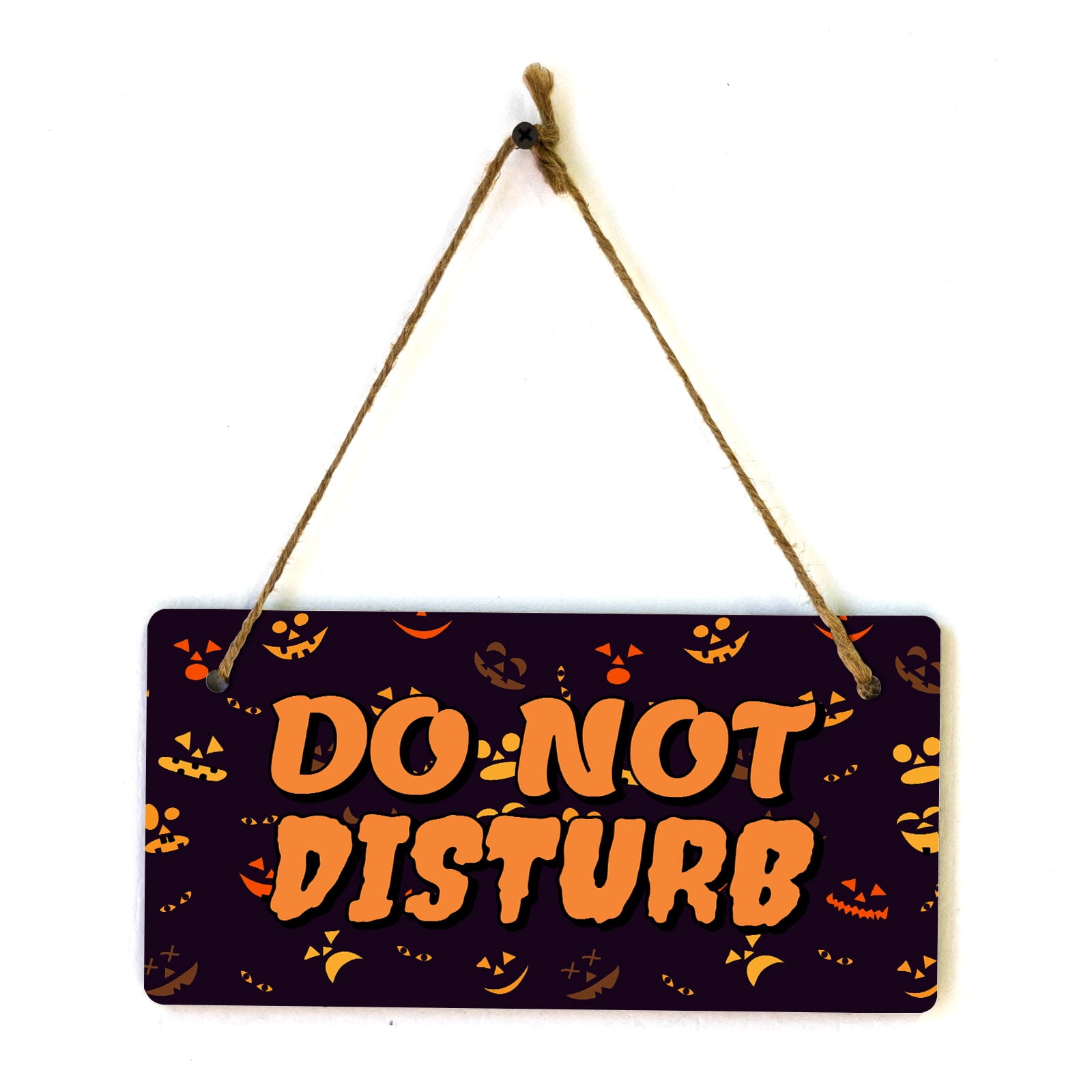 Do Not Disturb 5x10 Hanging Plus Wall or Door Sign | Rustic Twined ...