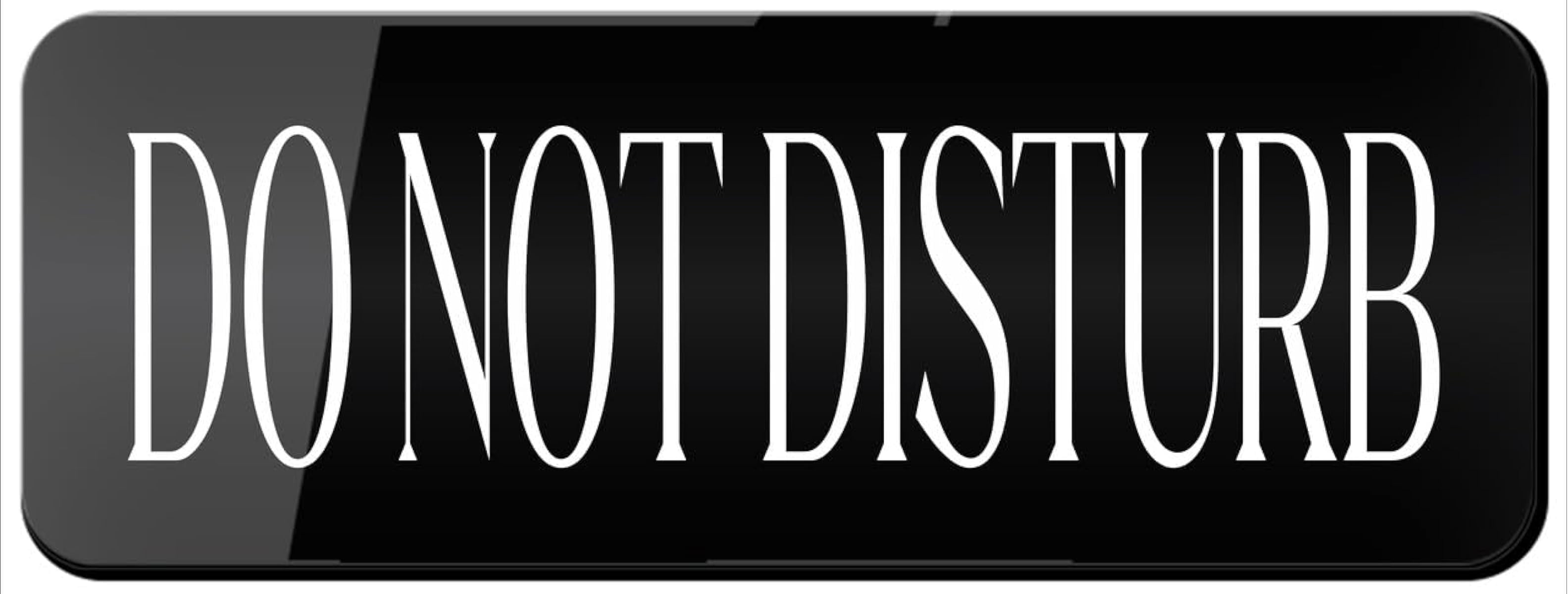 Do Not Disturb Acrylic Plastic Sign Door Sign Wall Decal For Offices ...