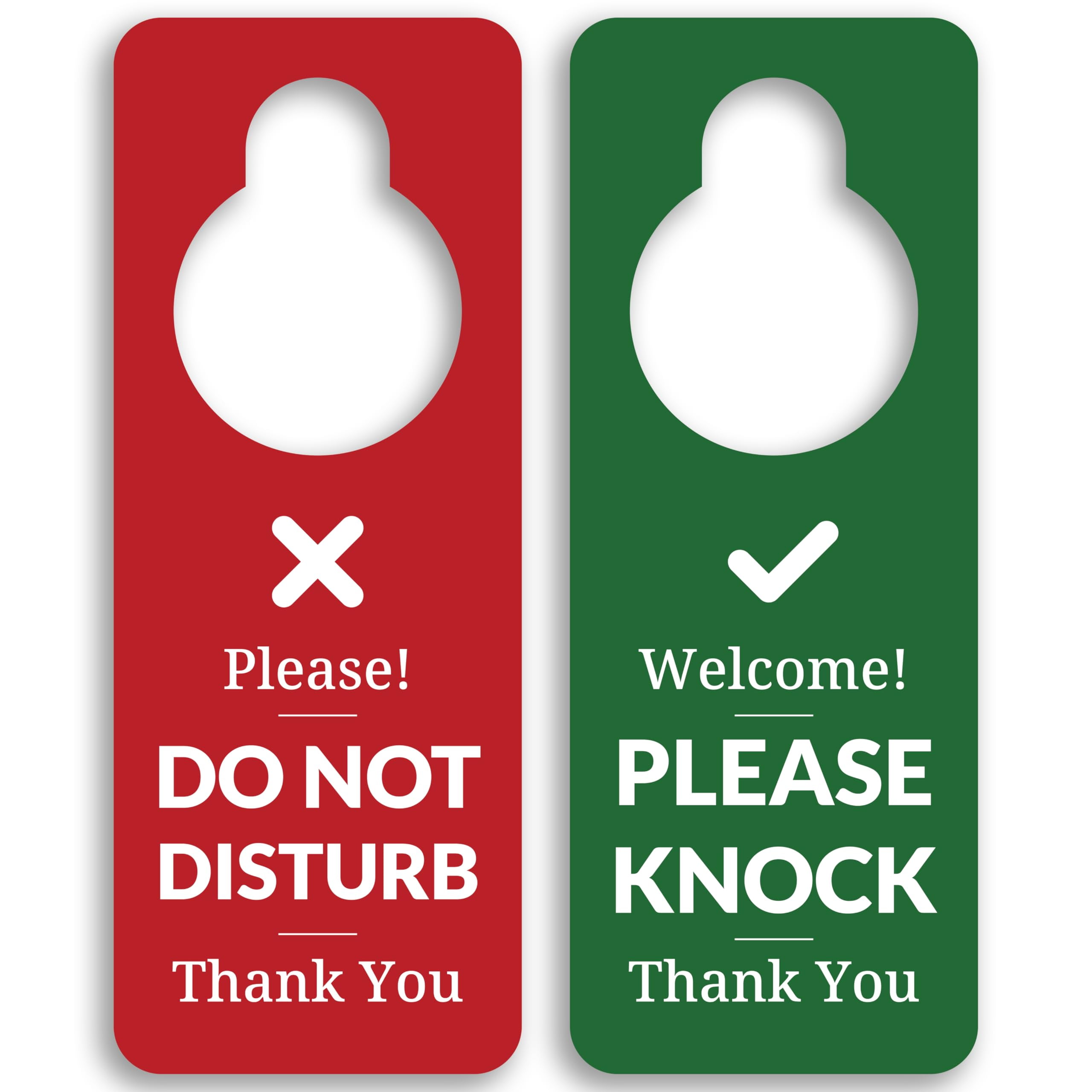 Do Not Disturb Door Hanger Sign 2 Pack Double Sided) Please Do Not ...