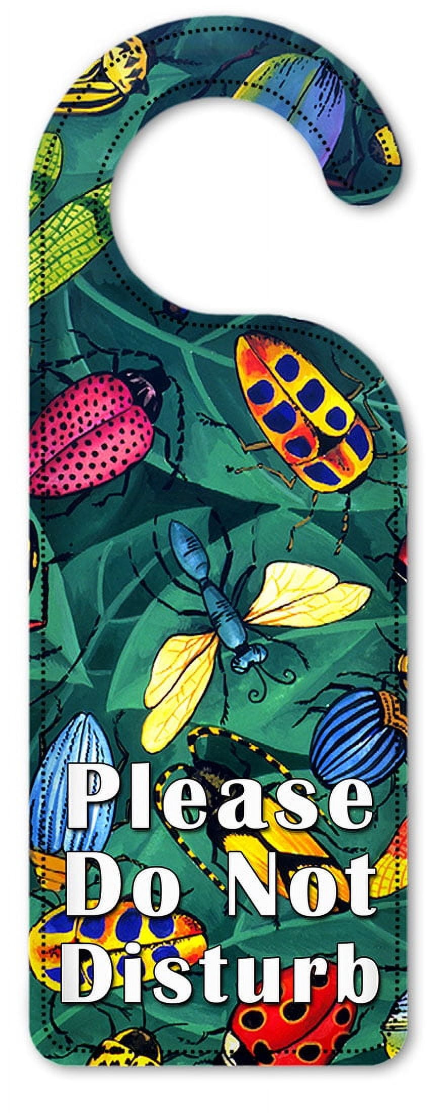 Do Not Disturb Door Knob Hanger Sign - Bugs - Walmart.com