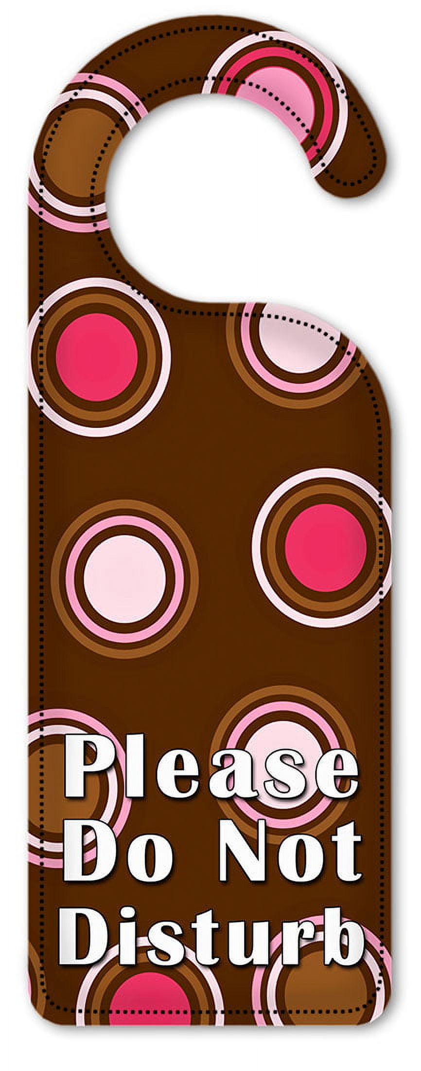 Do Not Disturb Door Knob Hanger Sign - Coffee & Candy - Walmart.com