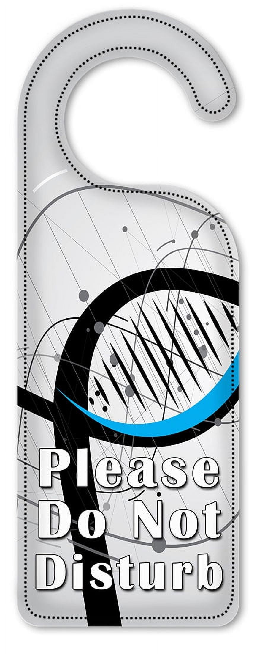Do Not Disturb Door Knob Hanger Sign - DNA - Walmart.com