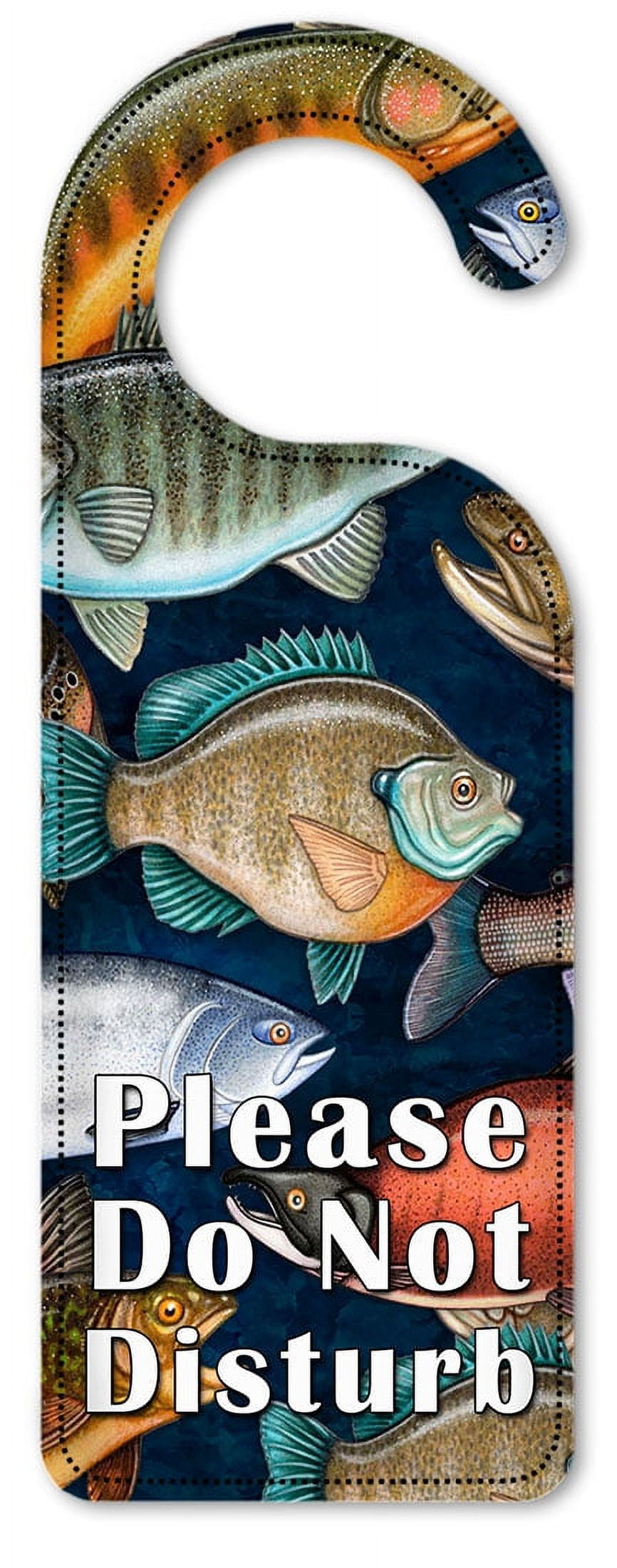 Do Not Disturb Door Knob Hanger Sign - Fresh Water Fish - Image by Dan ...