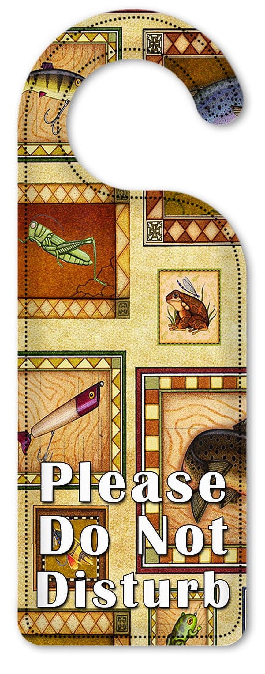 Do Not Disturb Door Knob Hanger Sign - Go Fishing - Image by Dan Morris ...