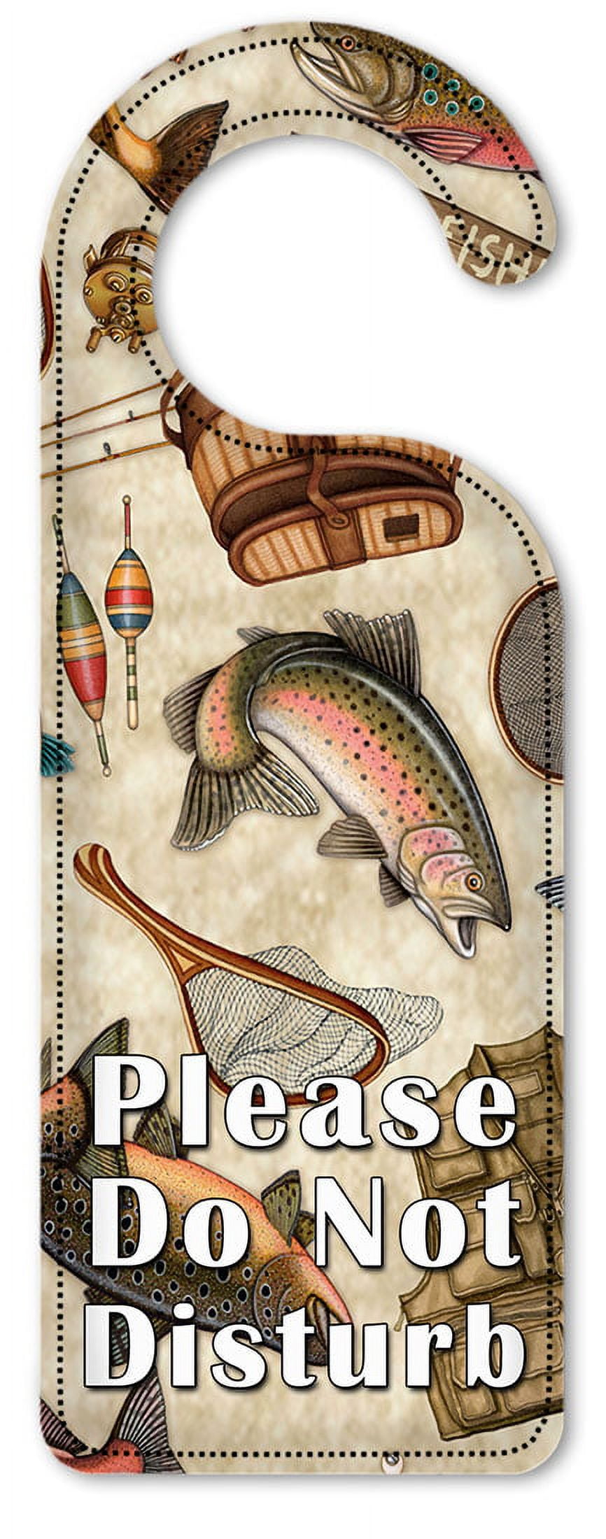 Do Not Disturb Door Knob Hanger Sign - Gone Fishing - Image by Dan ...