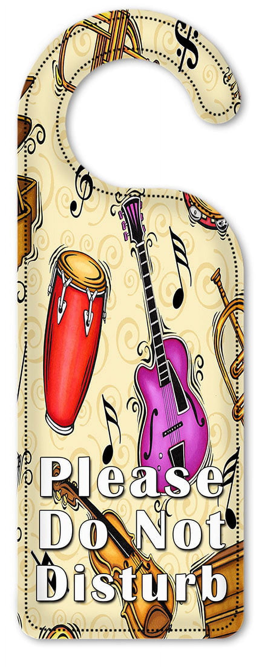 Do Not Disturb Door Knob Hanger Sign - Musical Instruments - Image by ...