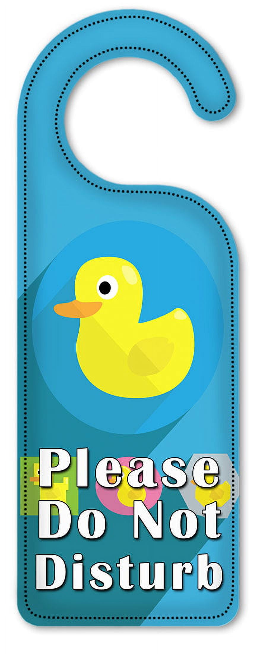Do Not Disturb Door Knob Hanger Sign - Rubber Ducks - Walmart.com