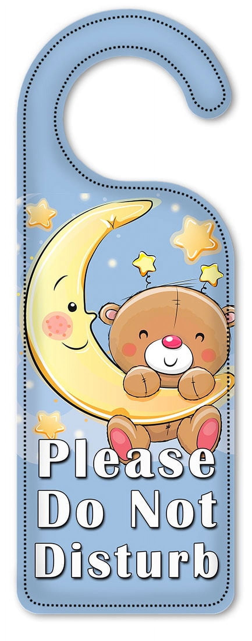 Do Not Disturb Door Knob Hanger Sign - Teddy Bear - Walmart.com