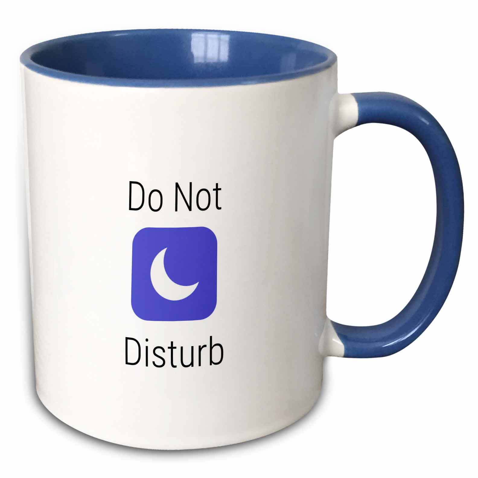 3drose, Do Not Disturb in Text with the Logo of Do Not Disturb, 15oz ...