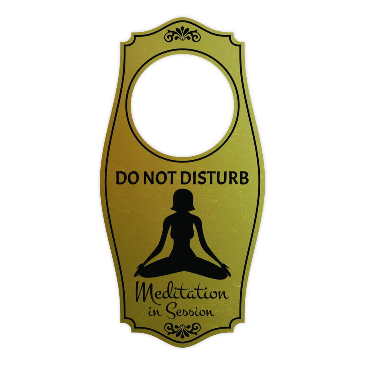 Do Not Disturb Meditation In Session Door Hanger | House or Business ...